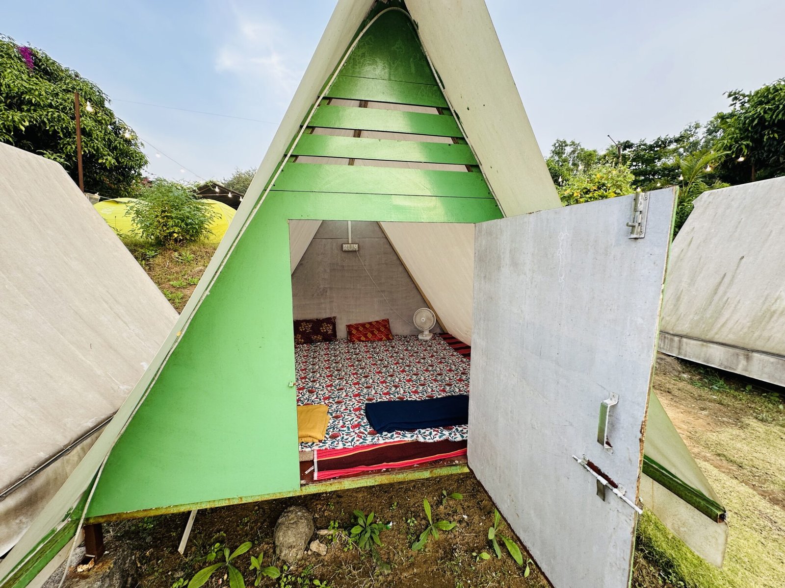 The Camp Pawna Colourful Triangle Tent