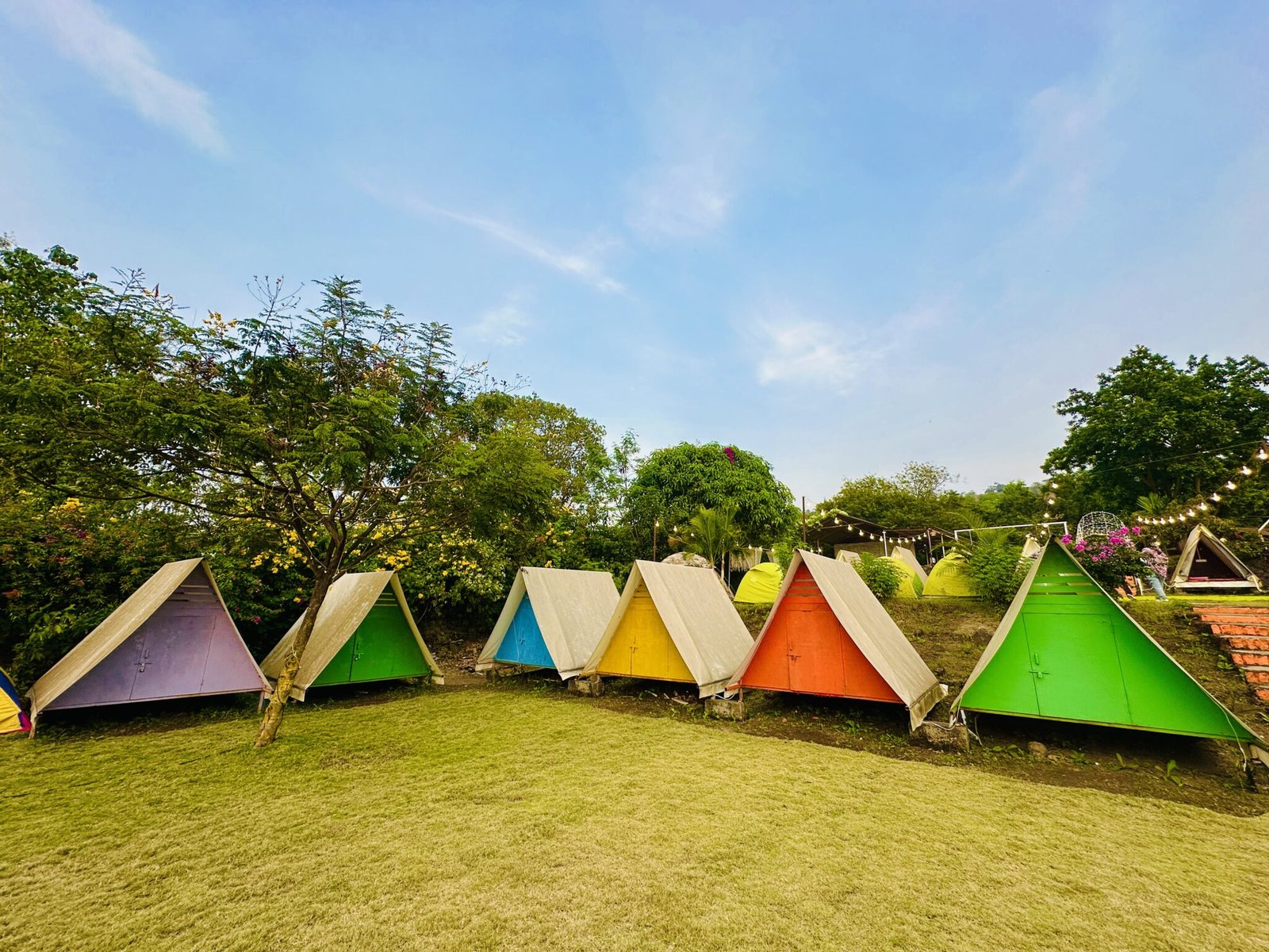 The Camp Pawna Colourful Triangle Tent