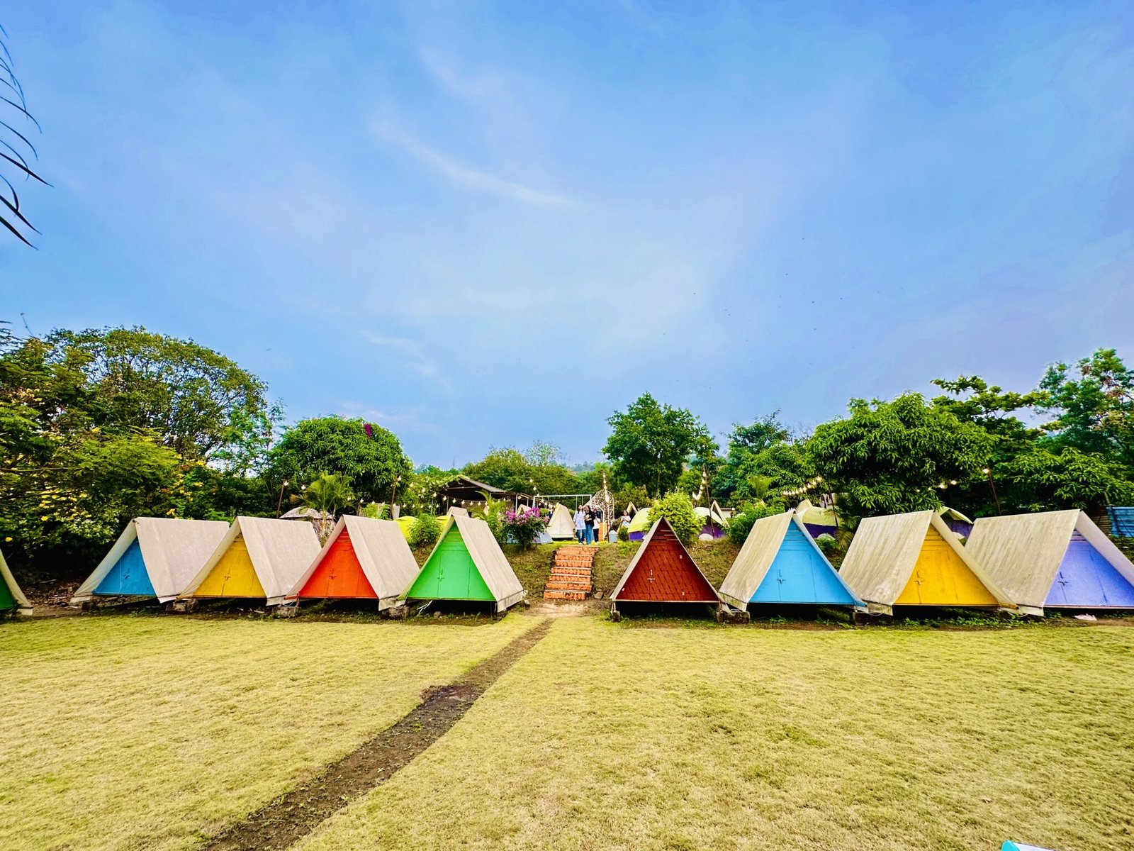 The Camp Pawna Colourful Triangle Tent